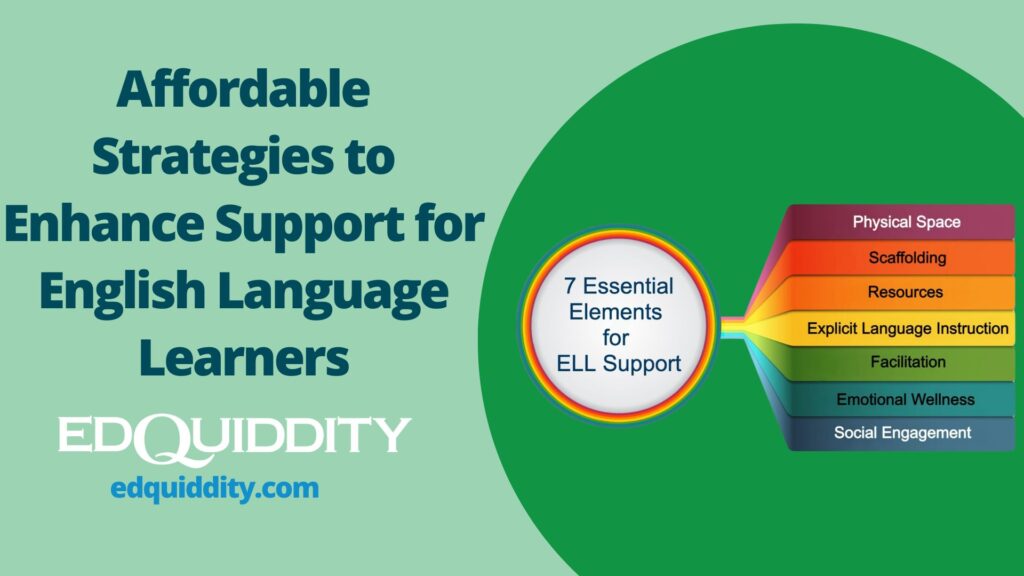 Affordable Strategies to Support English Language Learners